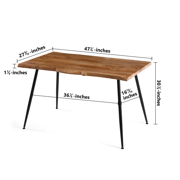 NORDICANA 47.24" Dining Table | Wayfair