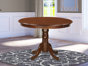 Charlton Home® Shady 42'' Solid Wood Pedestal Dining Table & Reviews ...