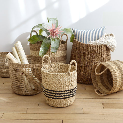 Design Ideas Camden 3 Pieces Wicker Basket Set | Wayfair