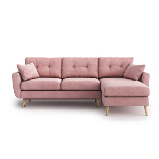 Pink Corner Sofas You'll Love | Wayfair.co.uk