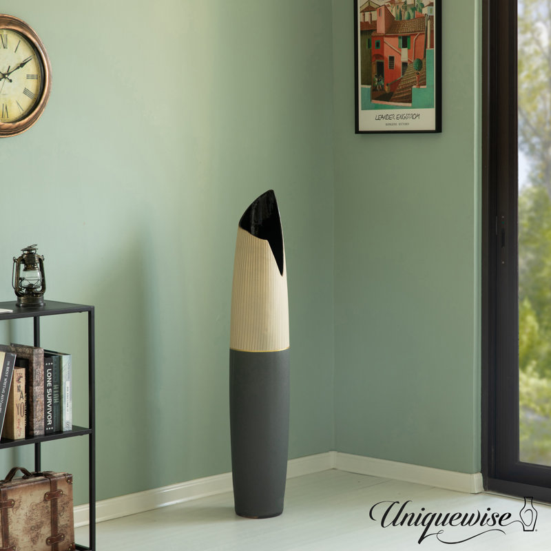 Uniquewise Handmade Ceramic Floor Vase | Wayfair