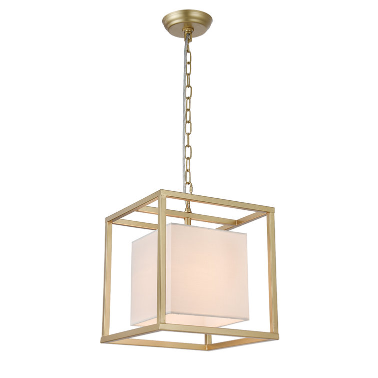 Wrought Studio Robledo 1 - Light Unique / Statement Square Pendant ...