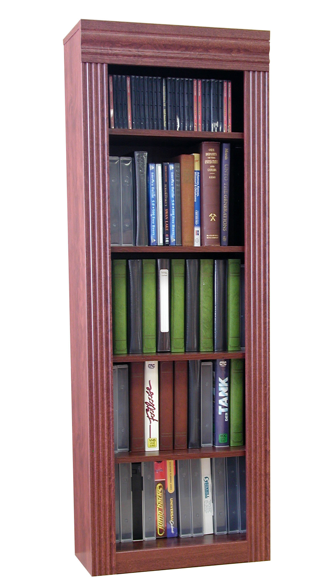 Red Barrel Studio® Ilsa 48'' H x 17'' W Solid Wood Library Bookcase ...