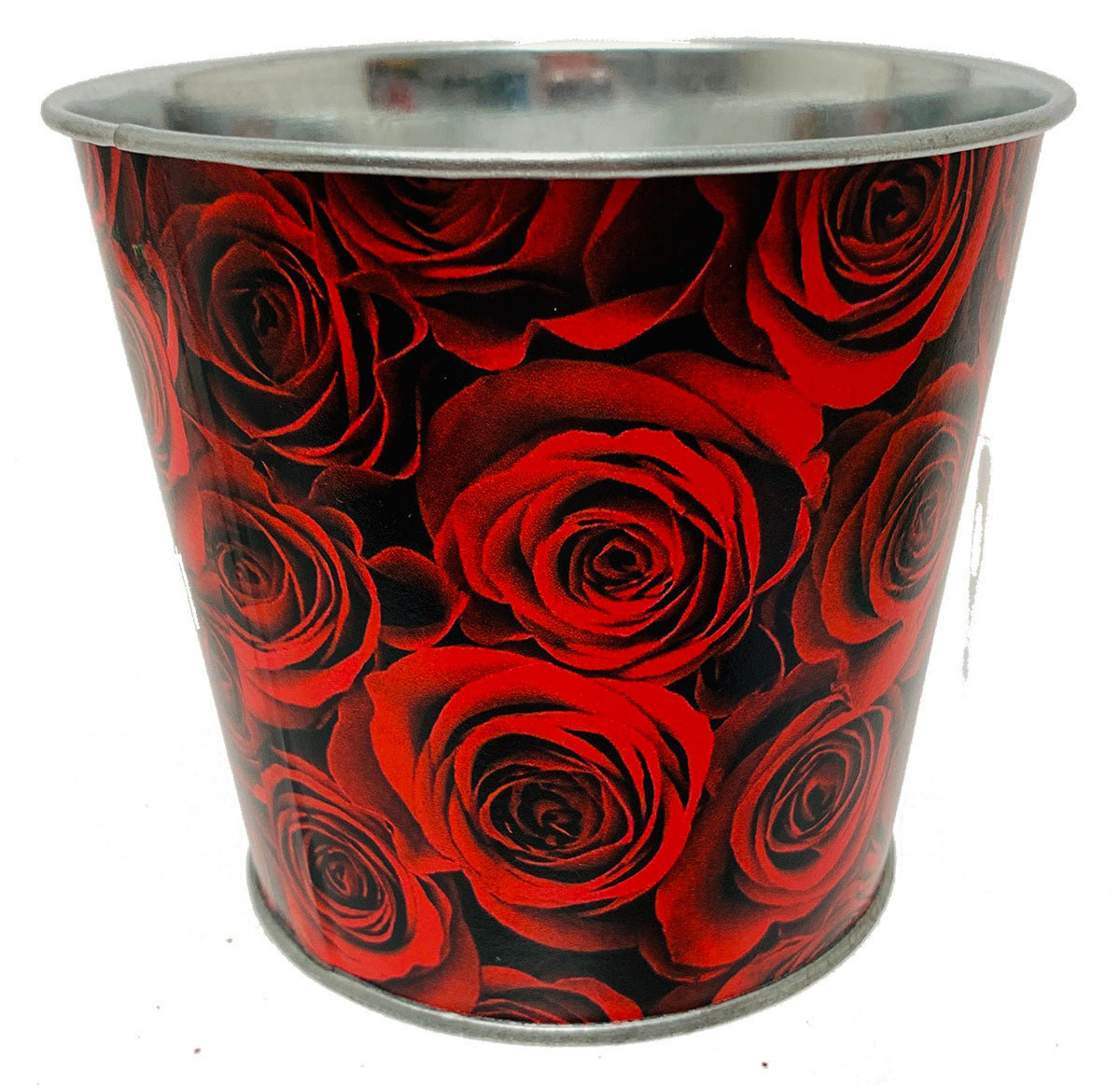 Everly Quinn Roses Metal Bucket | Wayfair