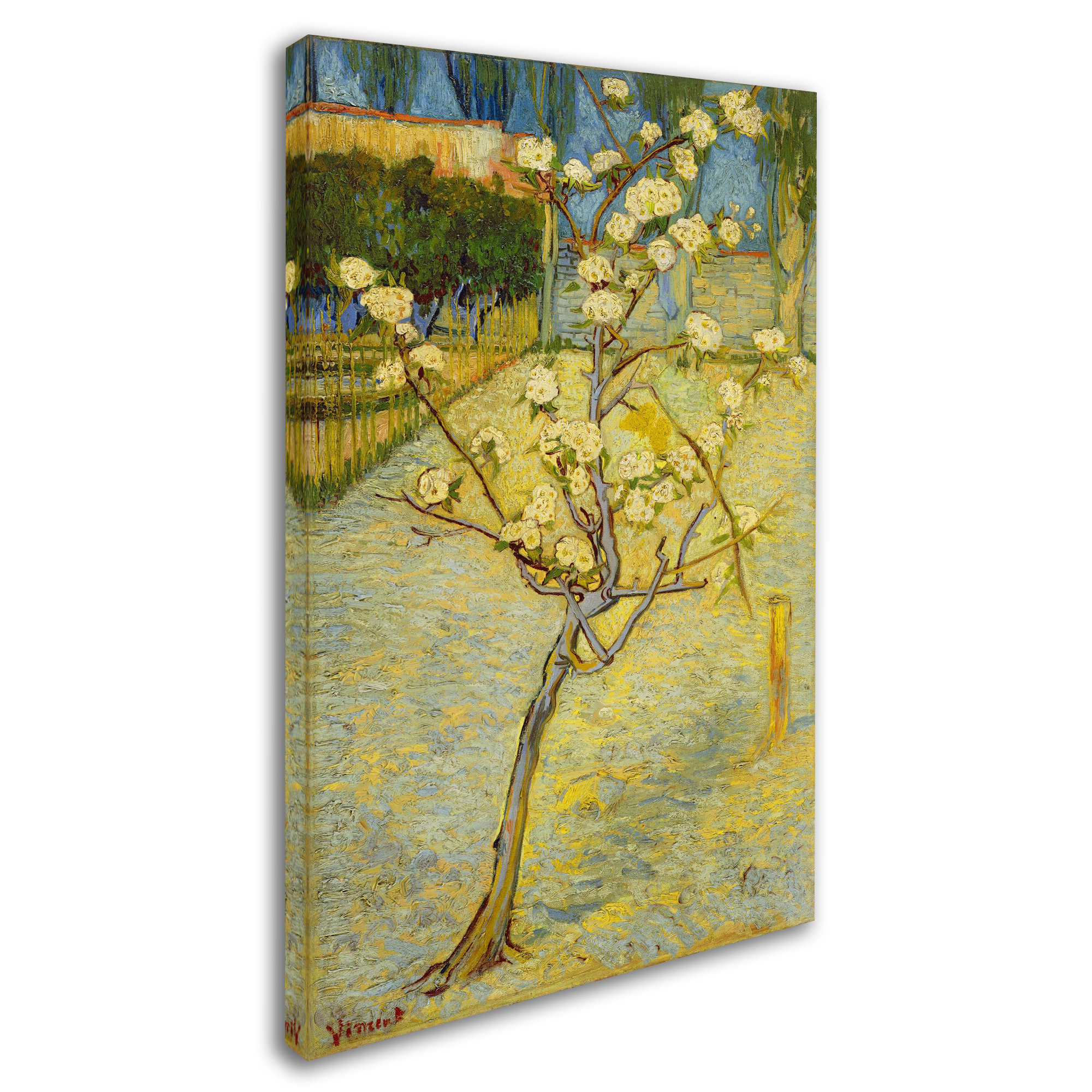 Vault W Artwork Small Pear Tree In Blossom by Vincent Van Gogh ...
