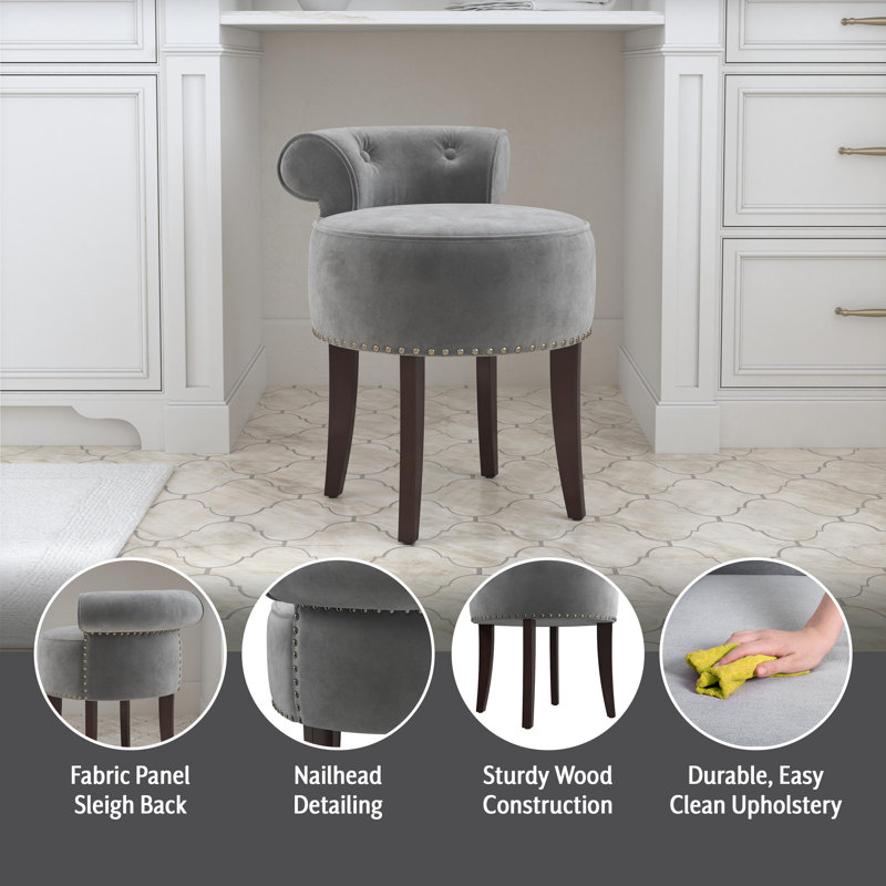 Andover Mills™ Garfield Steel Accent Stool & Reviews | Wayfair