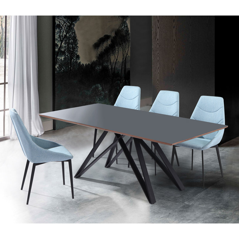 Orren Ellis Evelin Mid-Century Dining Table & Reviews | Wayfair