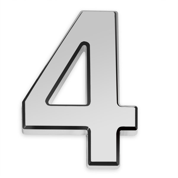 Barton "4" Wall Mount Number - Wayfair Canada