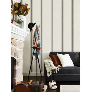 Three Posts™ Knarr Peel & Stick Striped Wallpaper & Reviews | Wayfair
