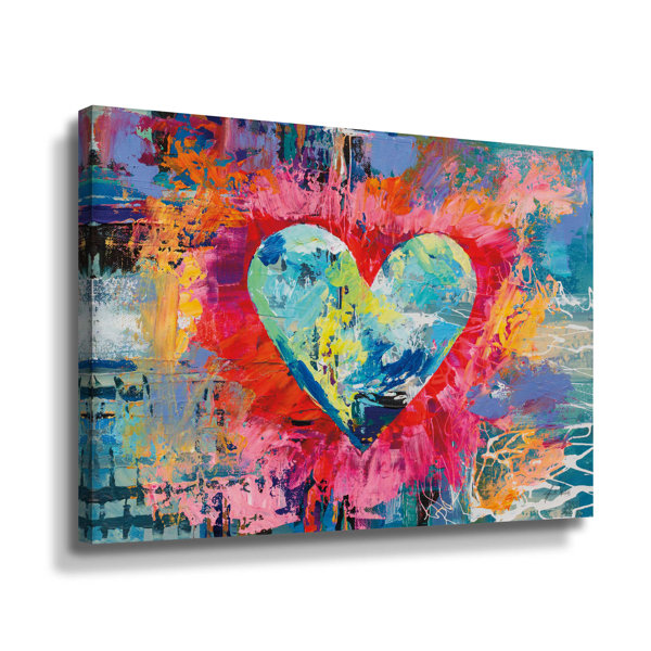 Winston Porter Passionate Love First Love - Print on Canvas | Wayfair