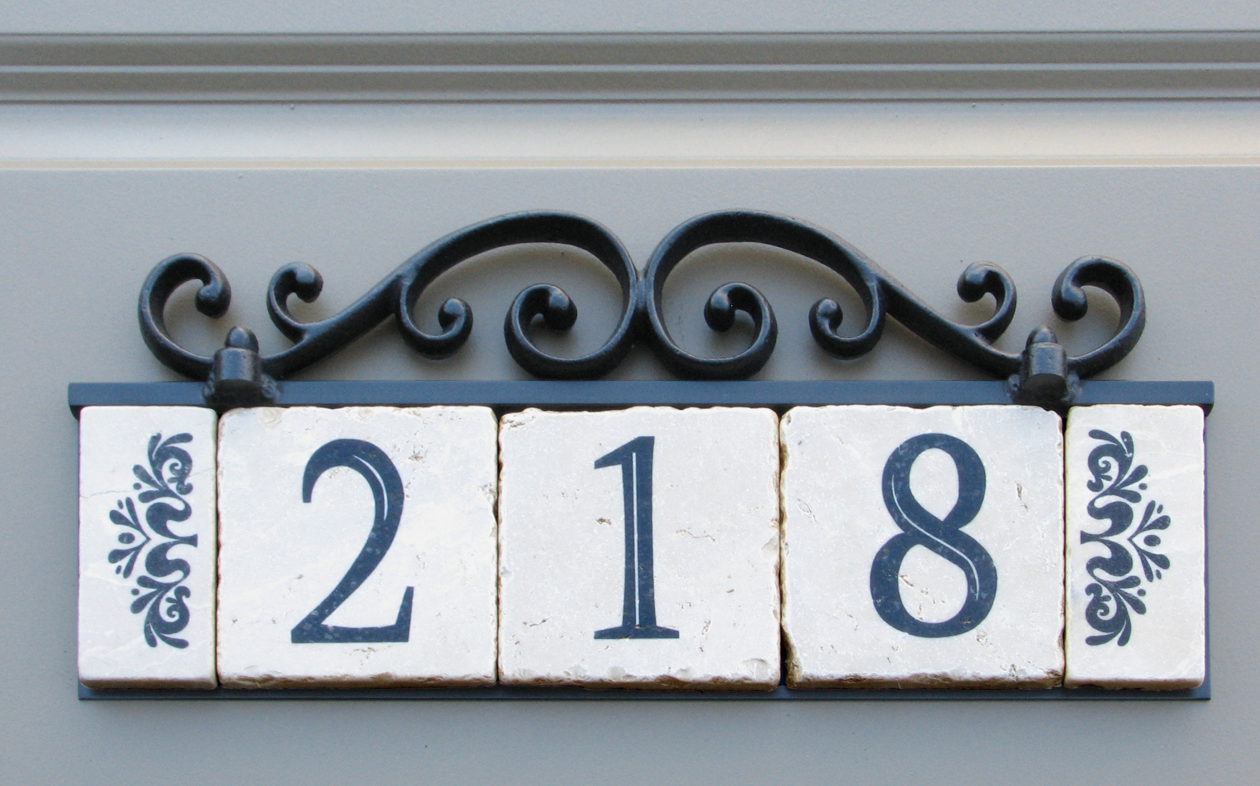 NACH Geogia 1-Line Address Plaque Frame | Wayfair