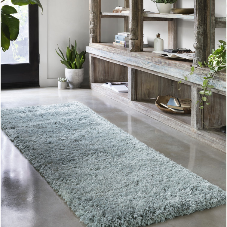 Mercer41 Montanez Handmade Shag Performance Spa Rug & Reviews | Wayfair