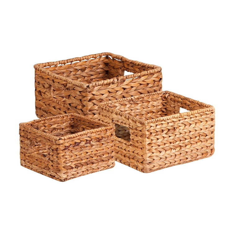Bay Isle Home 3 Piece Wicker General Basket Set - Wayfair Canada