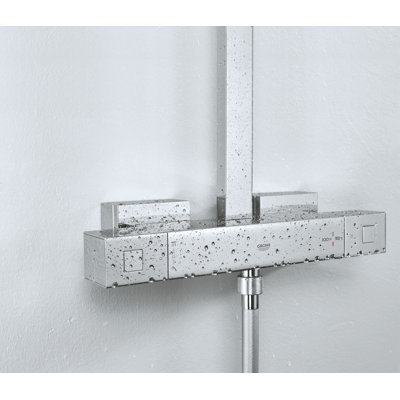 GROHE Euphoria Cube® Thermostatic Complete Shower System with TurboStat ...
