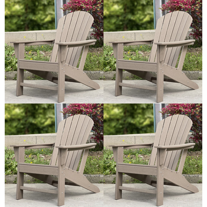 Rosecliff Heights All-WeatherPoly/Resin Adirondack Chair (Set Of4 ...