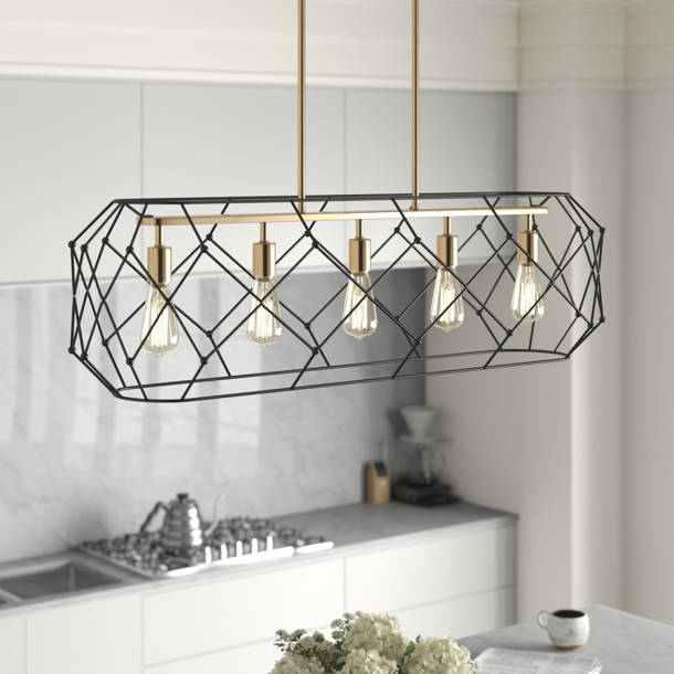 Greyleigh™ Edgware 3 - Light Lantern Geometric Pendant | Wayfair