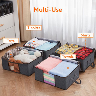 Rebrilliant Fabric Underbed Storage Set | Wayfair