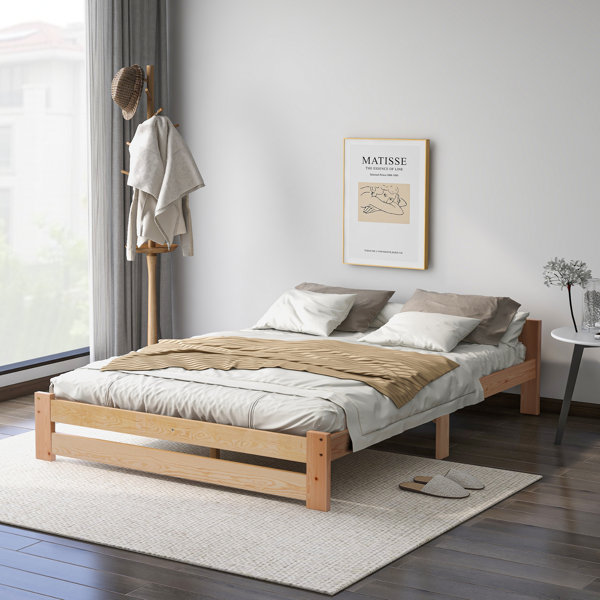 Ebern Designs Faaria Solid Wood Bed | Wayfair.co.uk