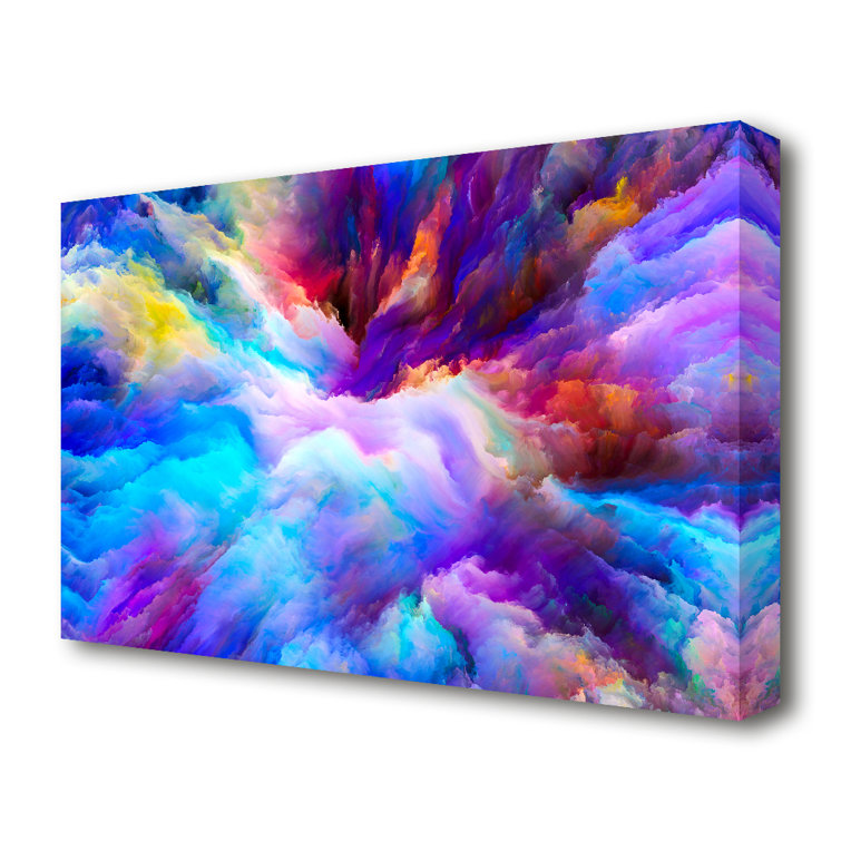 East Urban Home Clouds Of Power - Wrapped Canvas Painting & Reviews ...