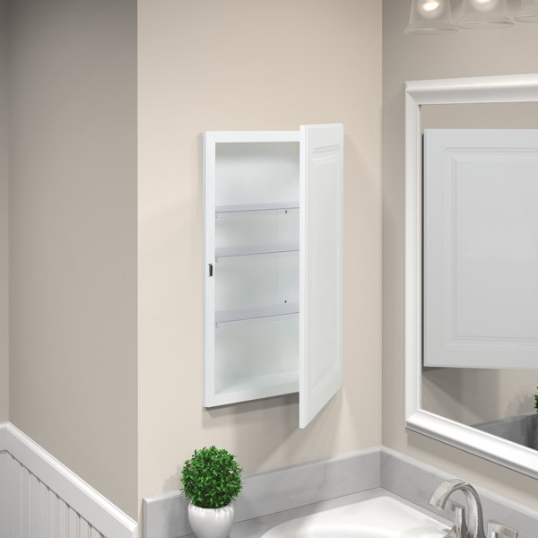 Alcott Hill® Brookshire Metal Recessed Bathroom Cabinet & Reviews | Wayfair