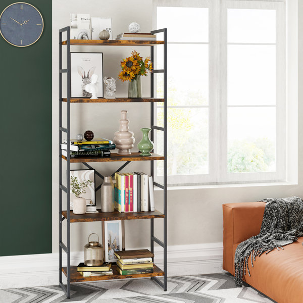 Black-iron-bookcase | Wayfair