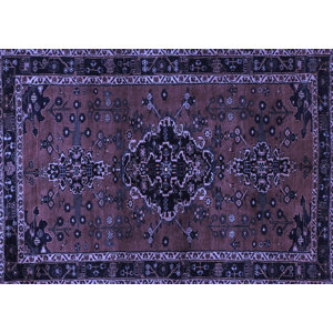 Bungalow Rose Blue/Purple Rug | Wayfair
