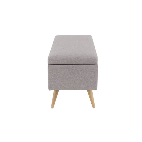 George Oliver Padillo Upholstered Flip Top Storage Bench & Reviews ...