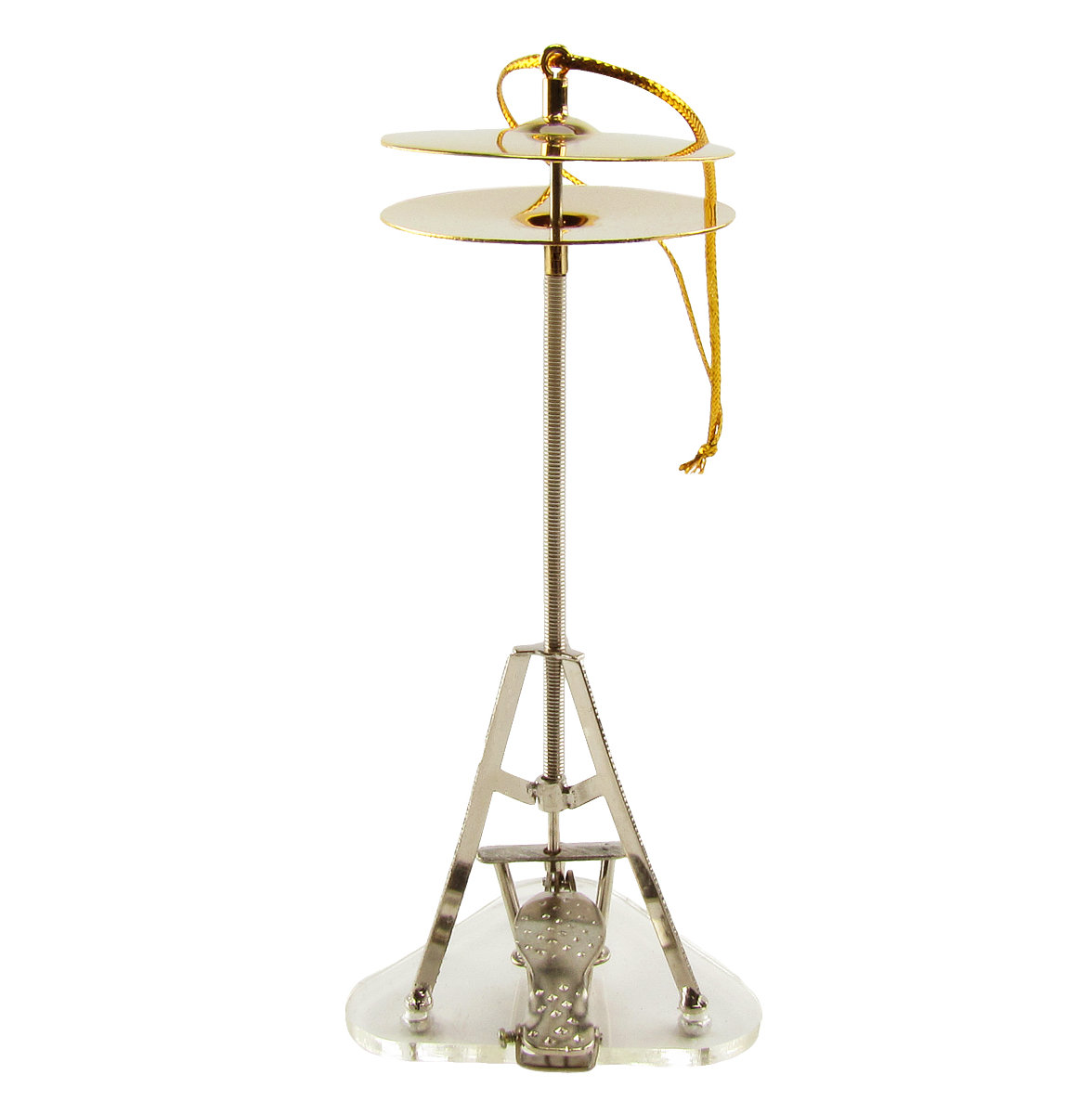 The Holiday Aisle® Miniature Hi-Hat Cymbals Cymbal Stand Realistic ...