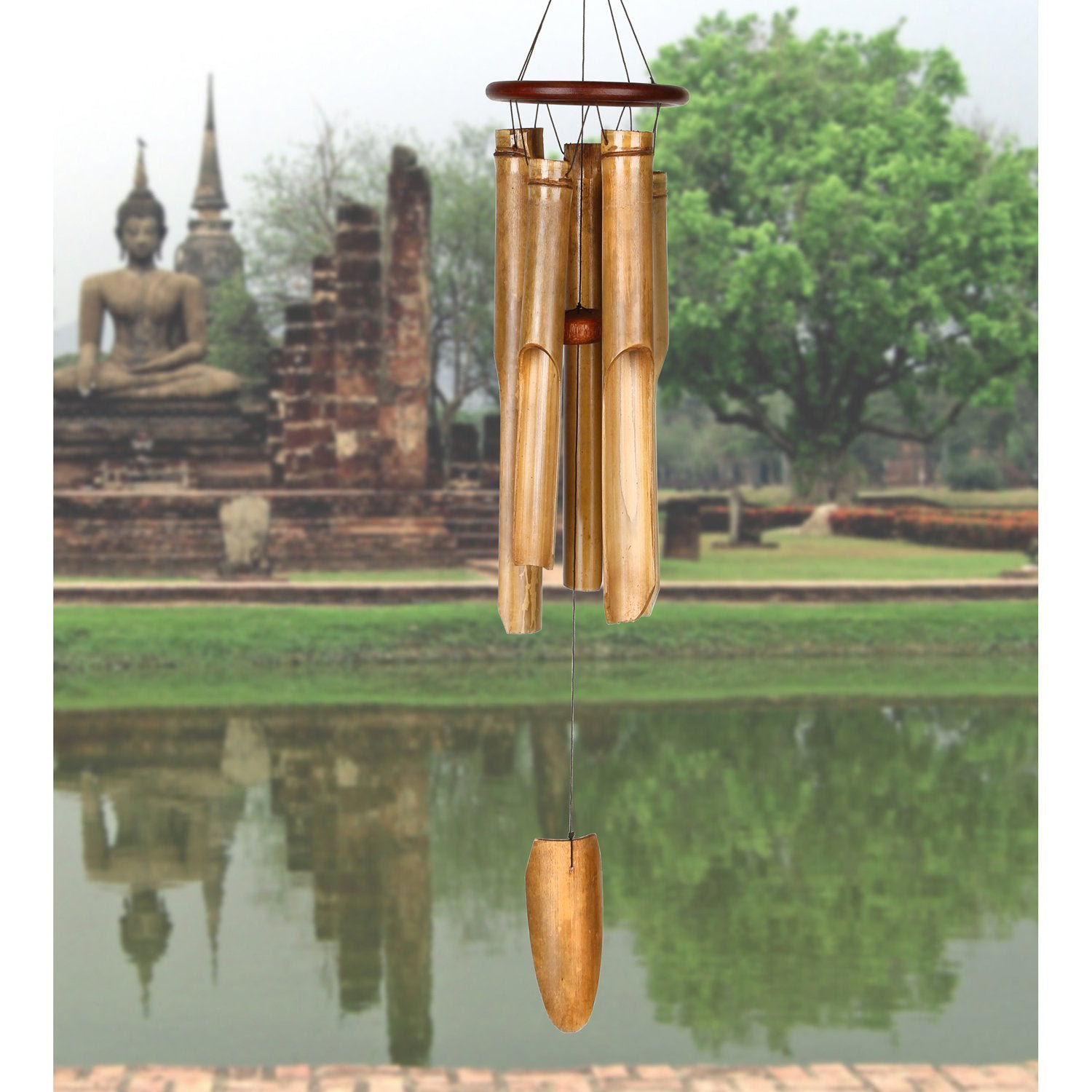 Woodstock Chimes Ring Bamboo Chime - Large Wind Chime & Reviews | Wayfair