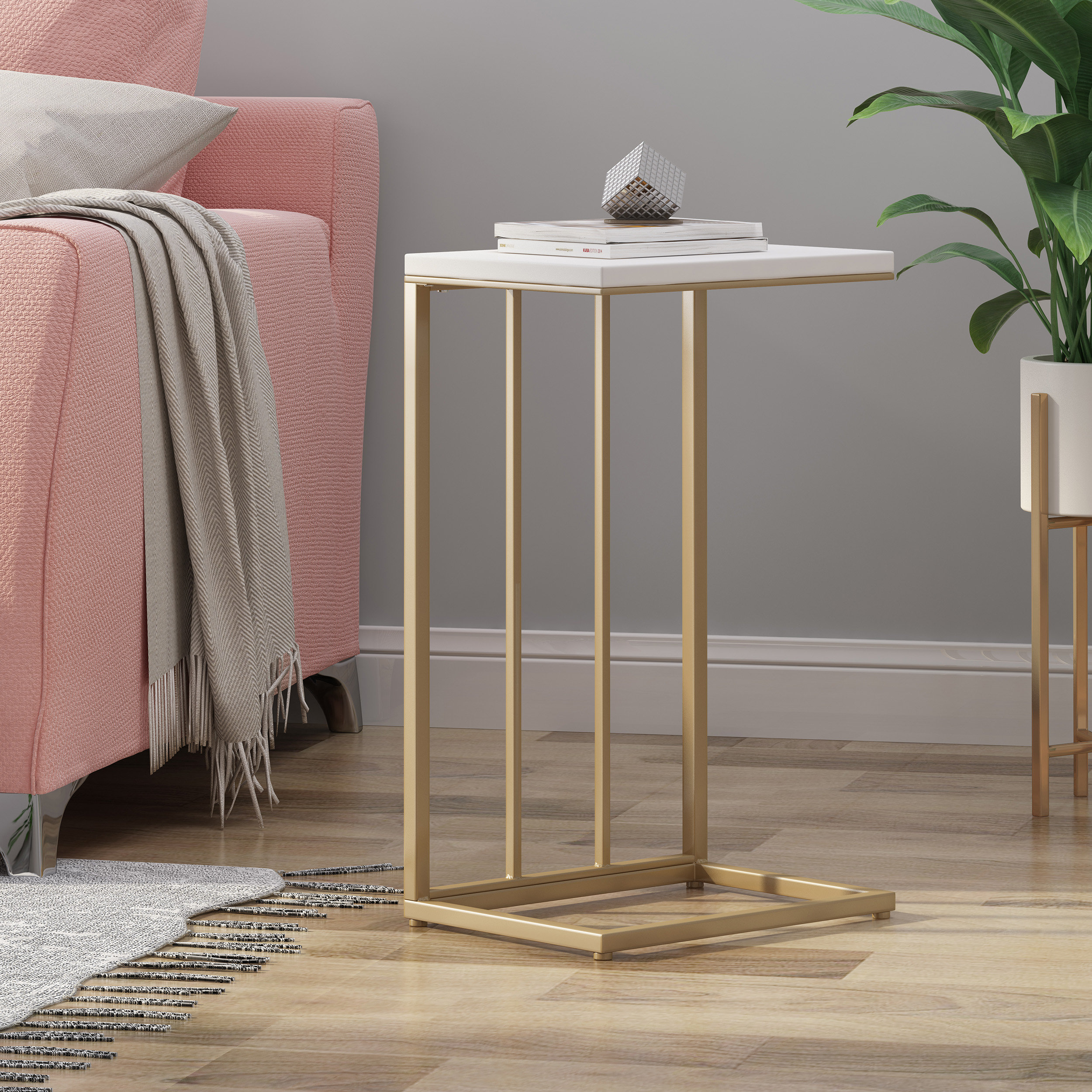 Mercer41 28'' Tall C Table End Table & Reviews | Wayfair