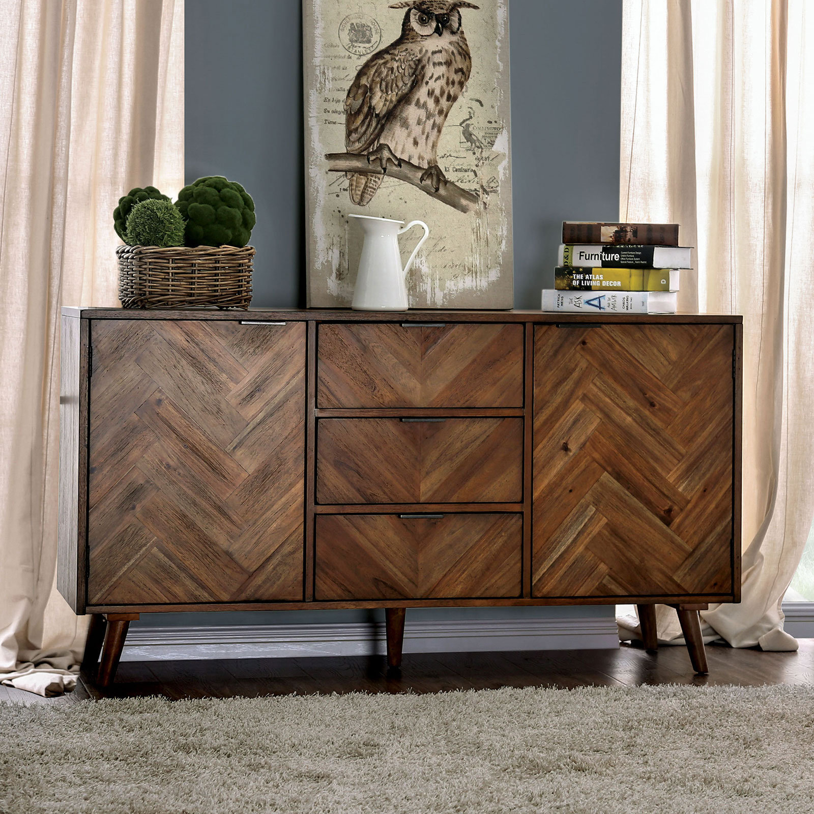 Union Rustic Burnside 60'' Wide 3 Drawer Sideboard | Wayfair