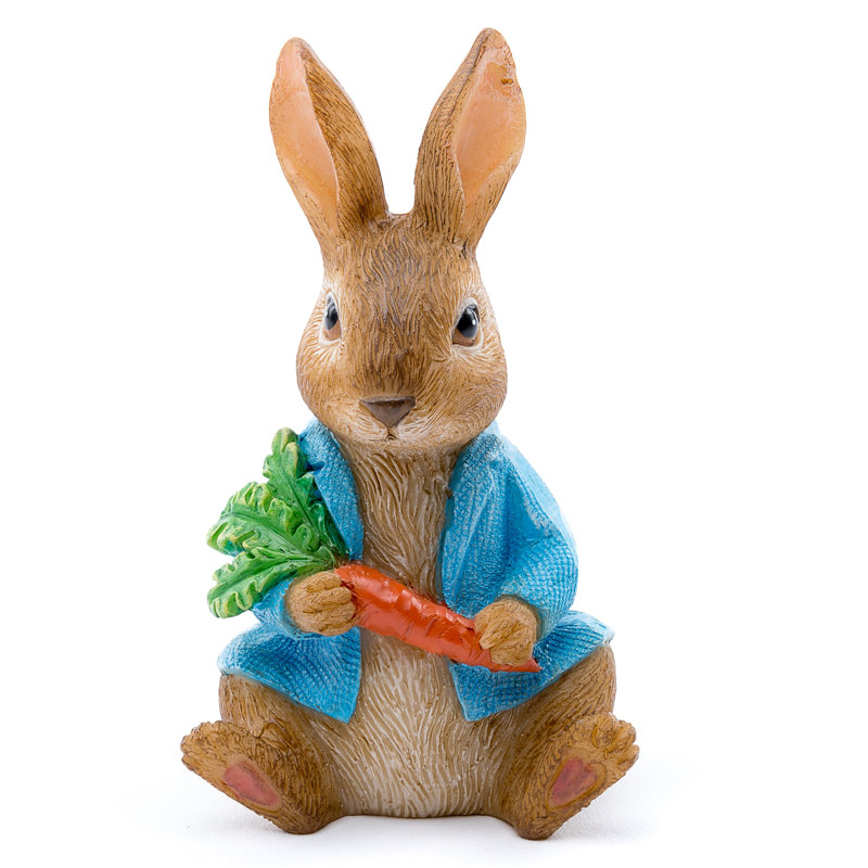 Trinx Peter Rabbit Holding a Carrot | Wayfair