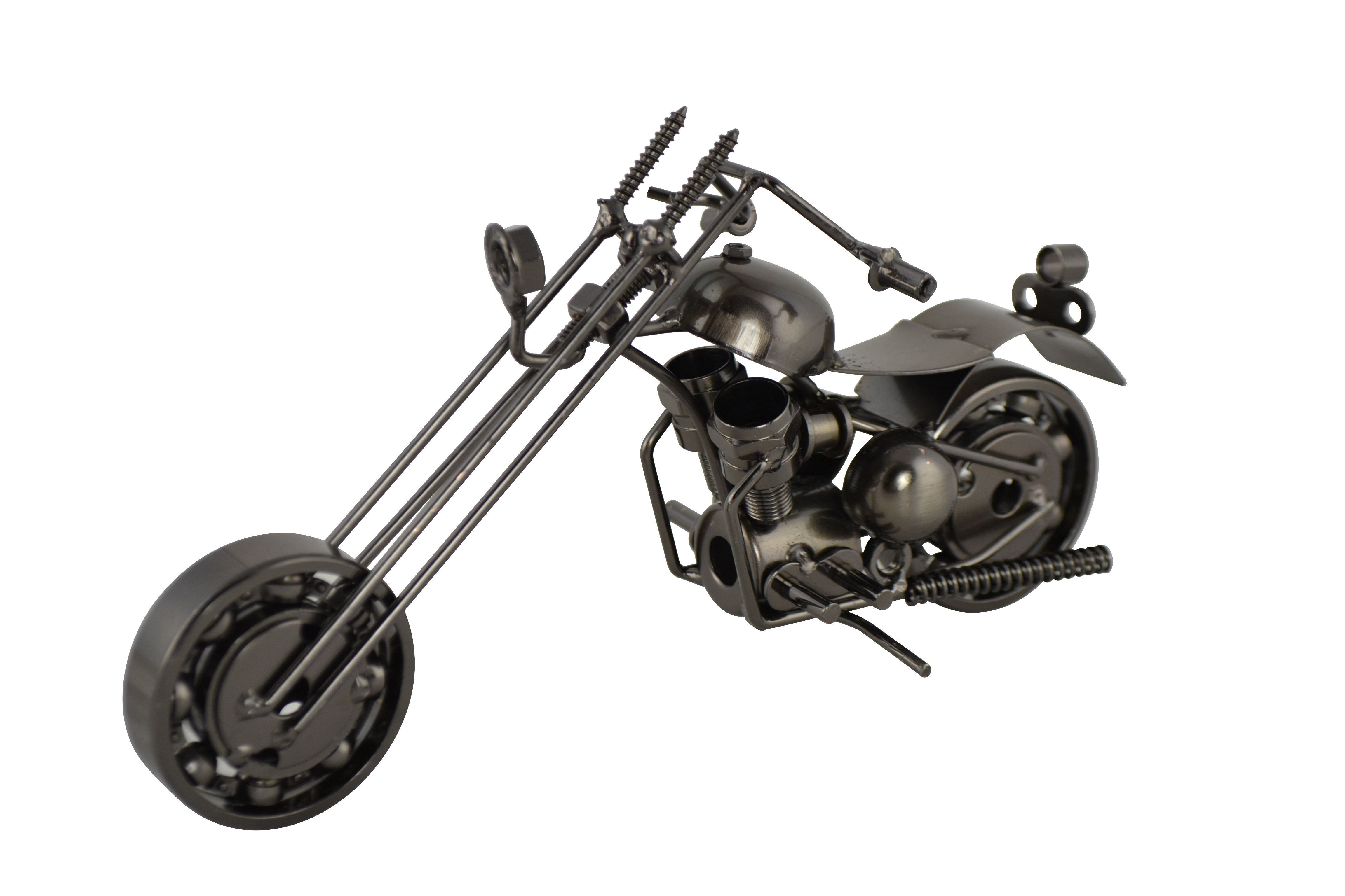 Three Star Motorcycle Sculpture | Wayfair