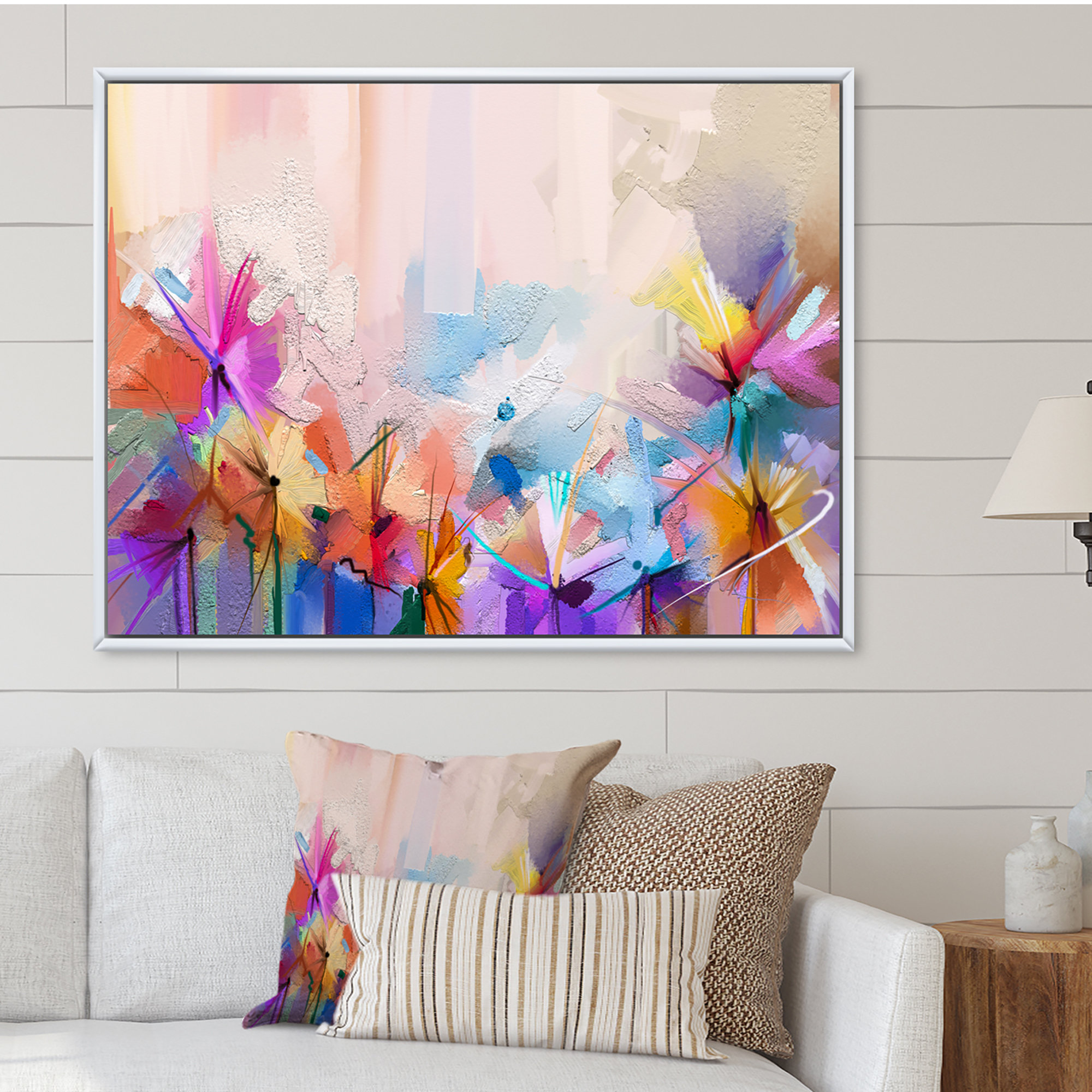 Winston Porter Abstract Paintbrush Spring Flower Bouquet IV Abstract ...