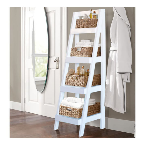 Breakwater Bay Goshen 135.8Cm H x 38Cm W Ladder Bookcase & Reviews ...
