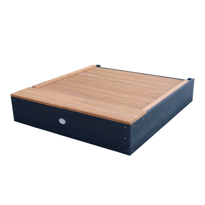 AXI 100cm x 90cm Wood Rectangle Sandbox with Cover | Wayfair.co.uk