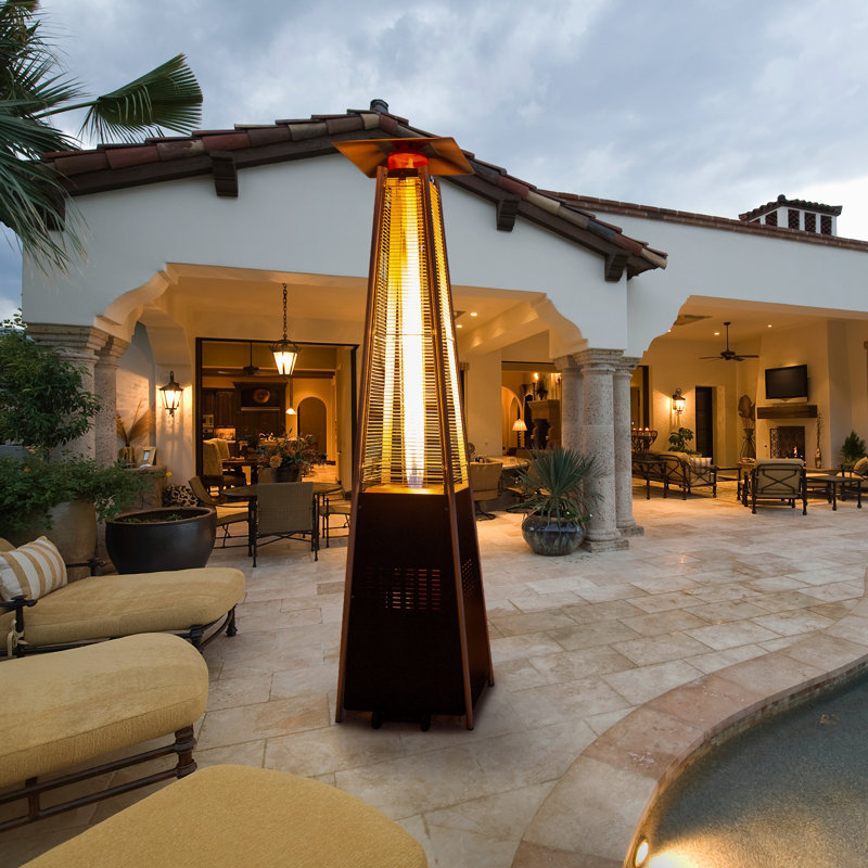 PAMAPIC 45000 BTU Propane Standing Patio Heater & Reviews | Wayfair