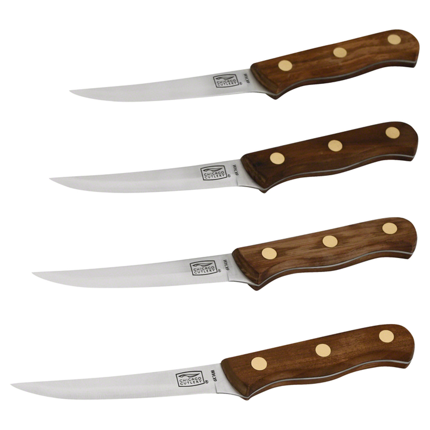 Chicago Cutlery Tradition 4 Piece High Carbon Stainless Steel Steak ...