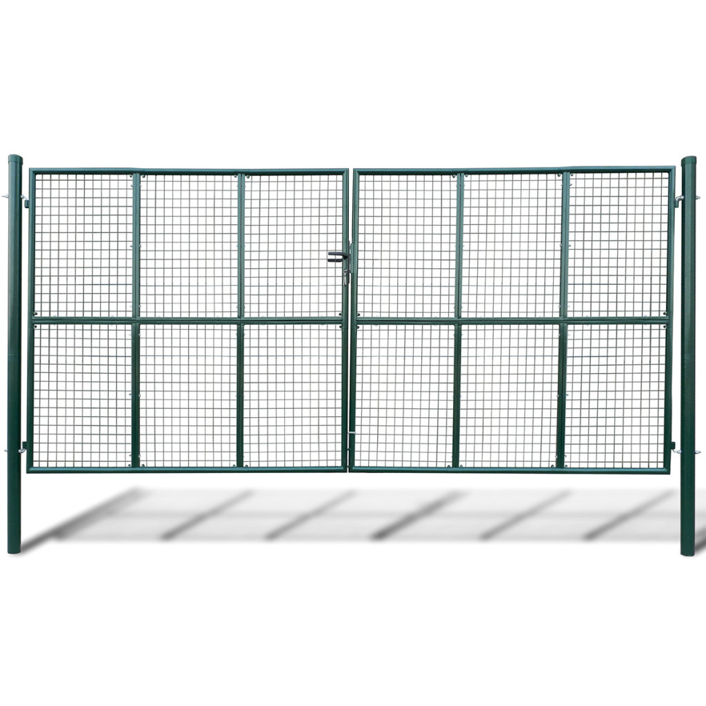 WFX Utility™ 14 ft. H x 8 ft. W Metal Gate | Wayfair