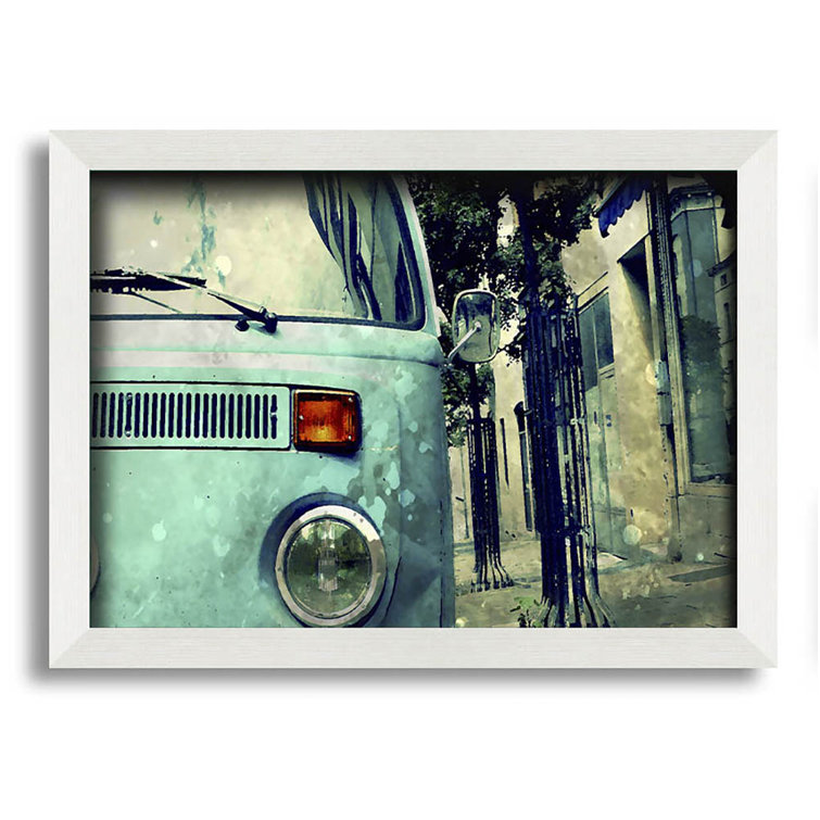 Ophelia & Co. Retro Vw Camper Van - Print | Wayfair.co.uk