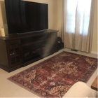 Fleur De Lis Living Cormac Performance Red/Navy Rug & Reviews | Wayfair