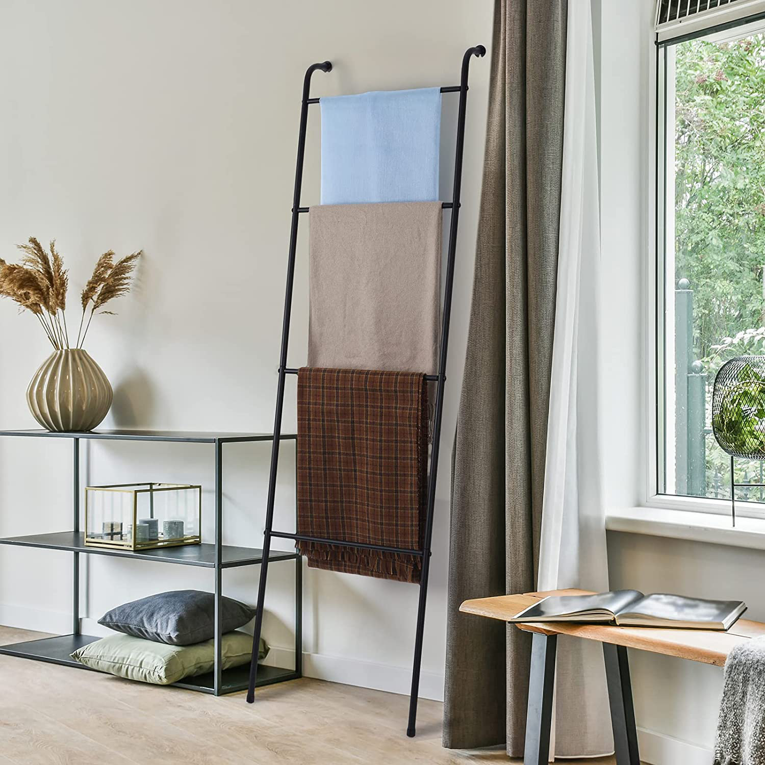 The Twillery Co.® 61'' Tall Metal Blanket Ladder & Reviews | Wayfair