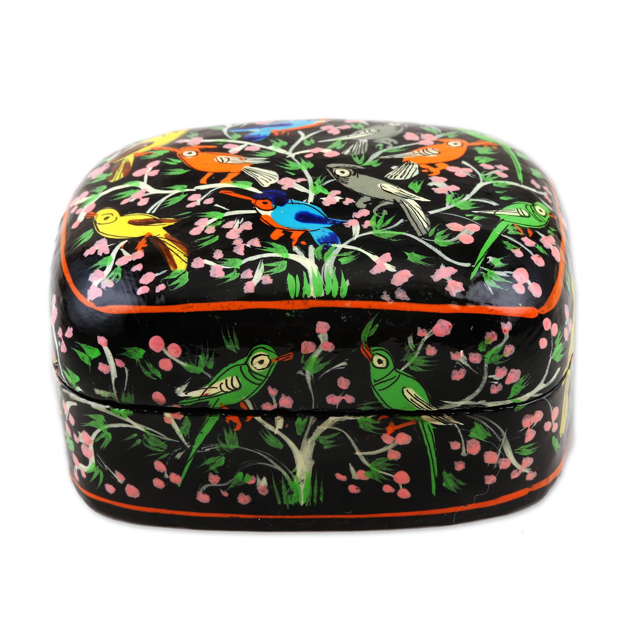 Bungalow Rose Chirping Birds Decorative Box | Wayfair