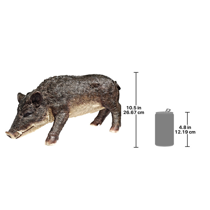 Design Toscano Razorback Wild Boar Statue & Reviews | Wayfair