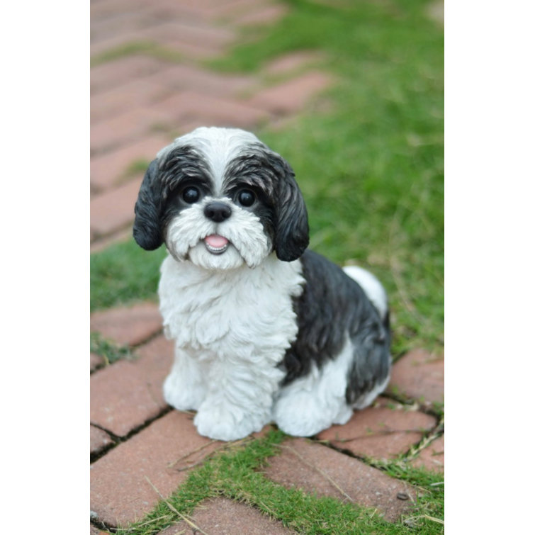 Hi-Line Gift Ltd. Sitting Dog Shih Tzu Statue & Reviews | Wayfair