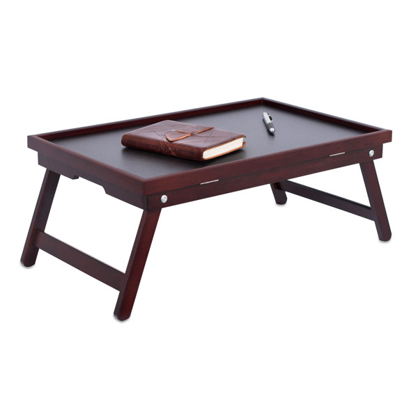 Sofia + Sam BIRDROCK HOME Bamboo Lap Tray With White Top - Foldable ...