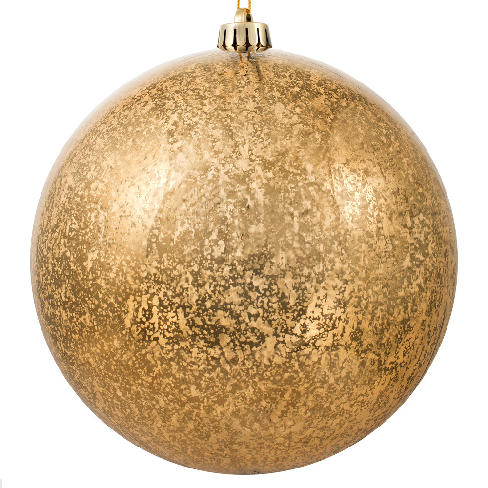 The Holiday Aisle® Shiny Mercury Ball Ornament | Wayfair