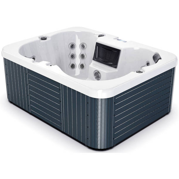 Luxury Spas 4 - Person 39 - Jet Acrylic Rectangular Hot Tub with ...
