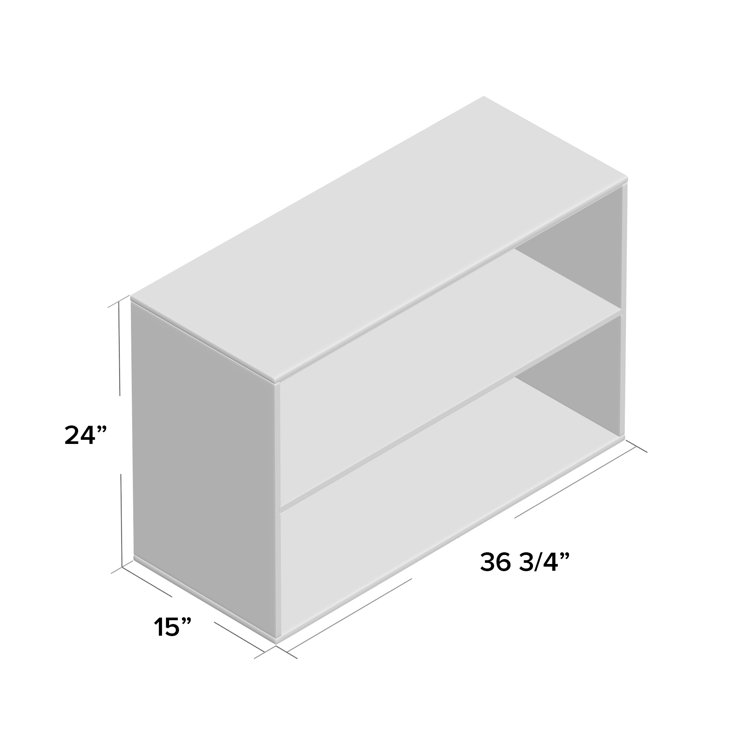 Wood Designs Modular 2 Compartment Shelving Unit | Wayfair
