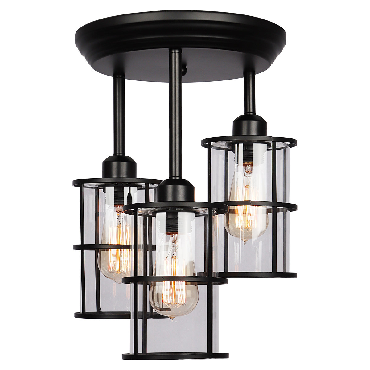 17 Stories Ches 3 - Light Lantern Cylinder Chandelier & Reviews | Wayfair